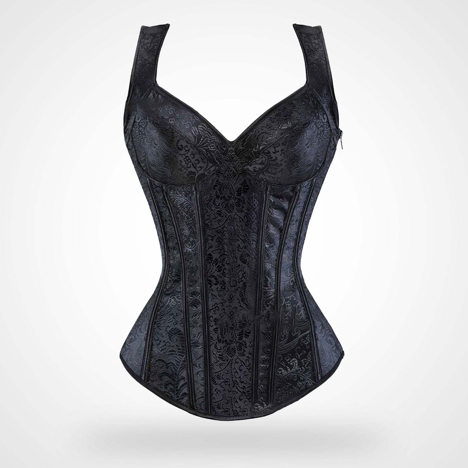IDALL Corset Tops for Women Shapewear Tummy Control Corset Top Gothic ...