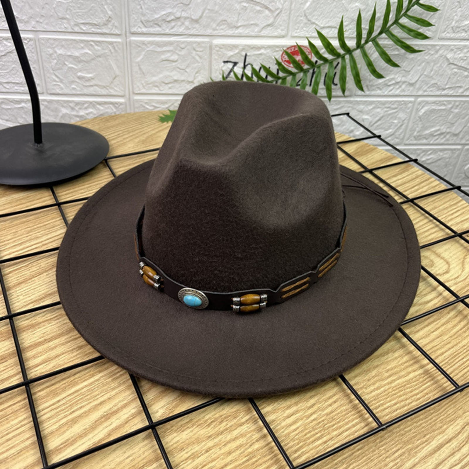 IDALL Cowboy Hat,Hats for Women Fashion Fedora Fedoras Men Wide For ...