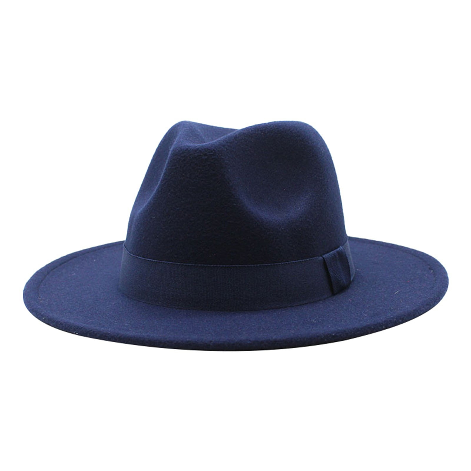 IDALL Fedora Hats for Men Wide Brim Hats Wide Brim Fedora Hats for ...