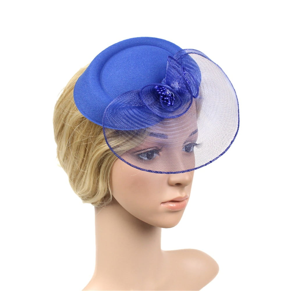 IDALL Fascinators Hats Tea Party Hats Women Fashion Wedding Fascinator ...