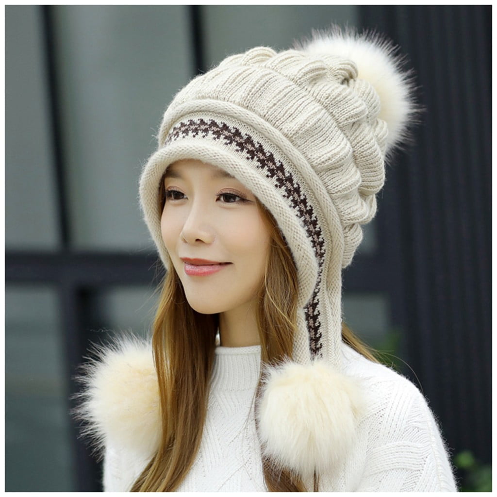 IDALL Hats for Women,Winter Hats Women Fashion Keep Warm Winter Hats ...