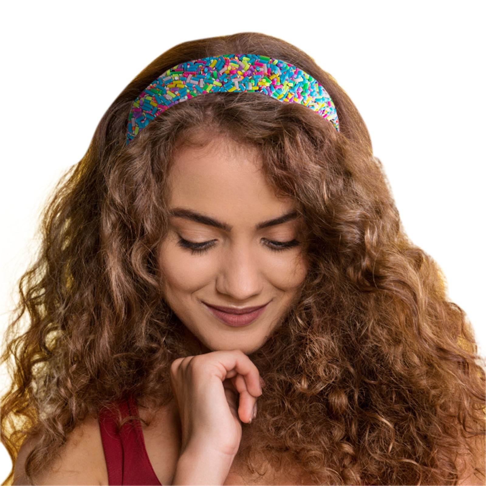IDALL Headbands for Women Hair Bands Knot Glitter Headband Soft ...