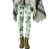 IDALL High Waisted St.Patrick's Day Leggings for Women Shamrock ...