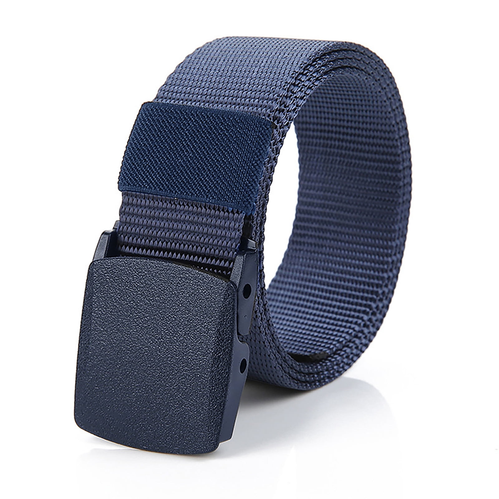 IDALL Mens Belt Gait Belt Belt Nylon Waist Mens Metal- Long Belt Check ...