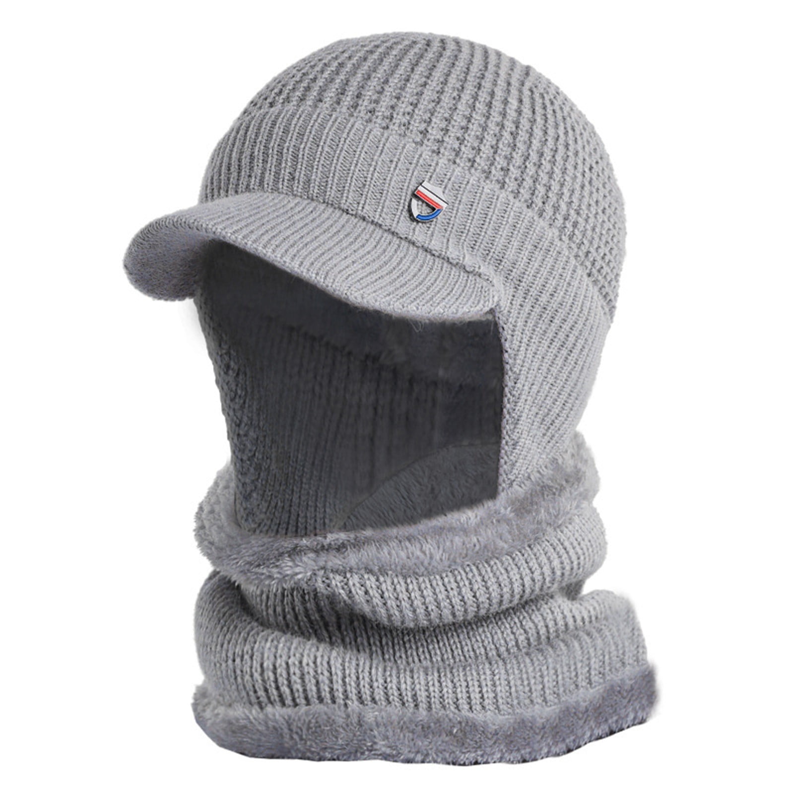 Idall Mens Hats Winter Hats Mens Autumn Winter Knitted Pile Up Hat