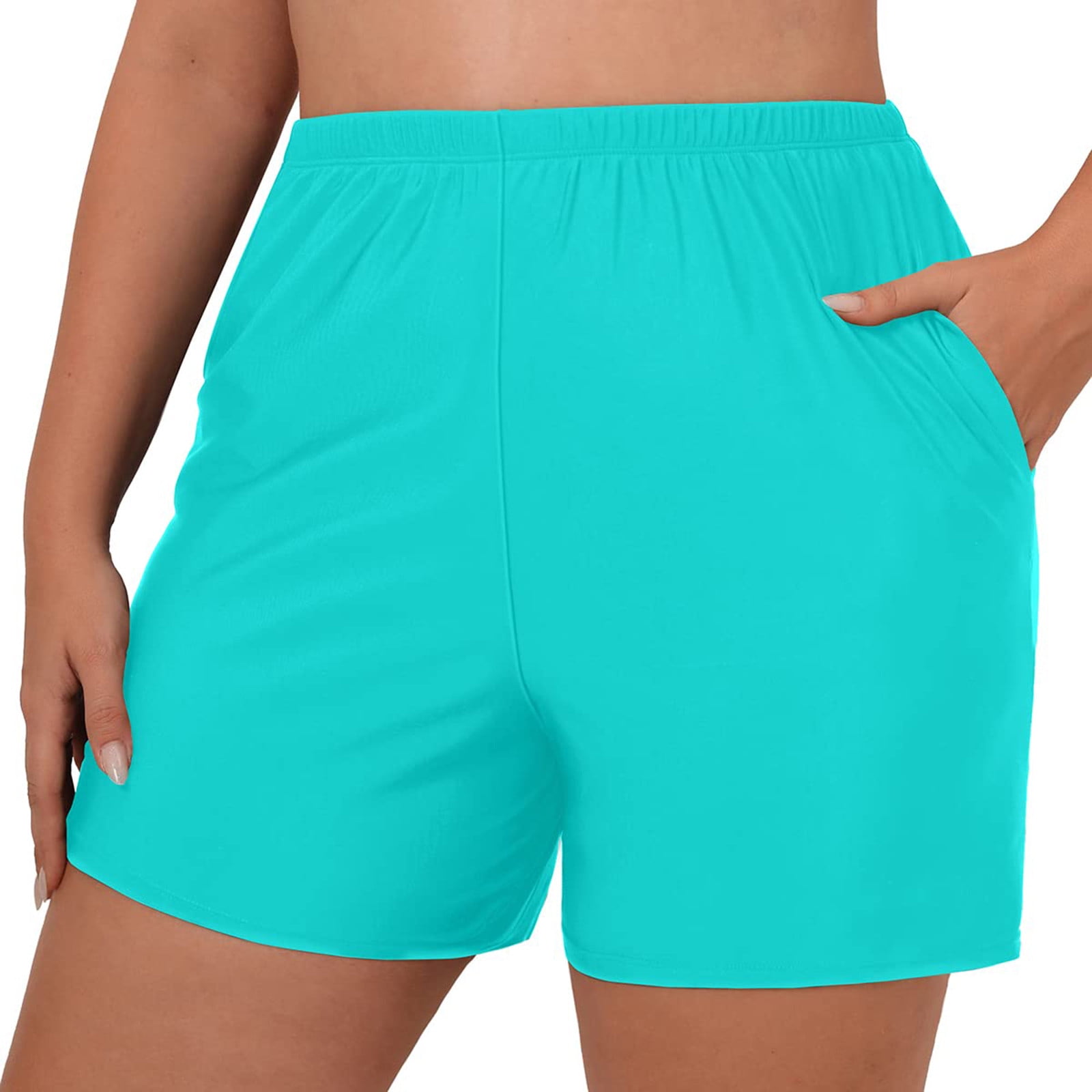 IDALL Swim Trunks,Womens Swim Shorts Swim Briefs Beach Shorts Ruched ...