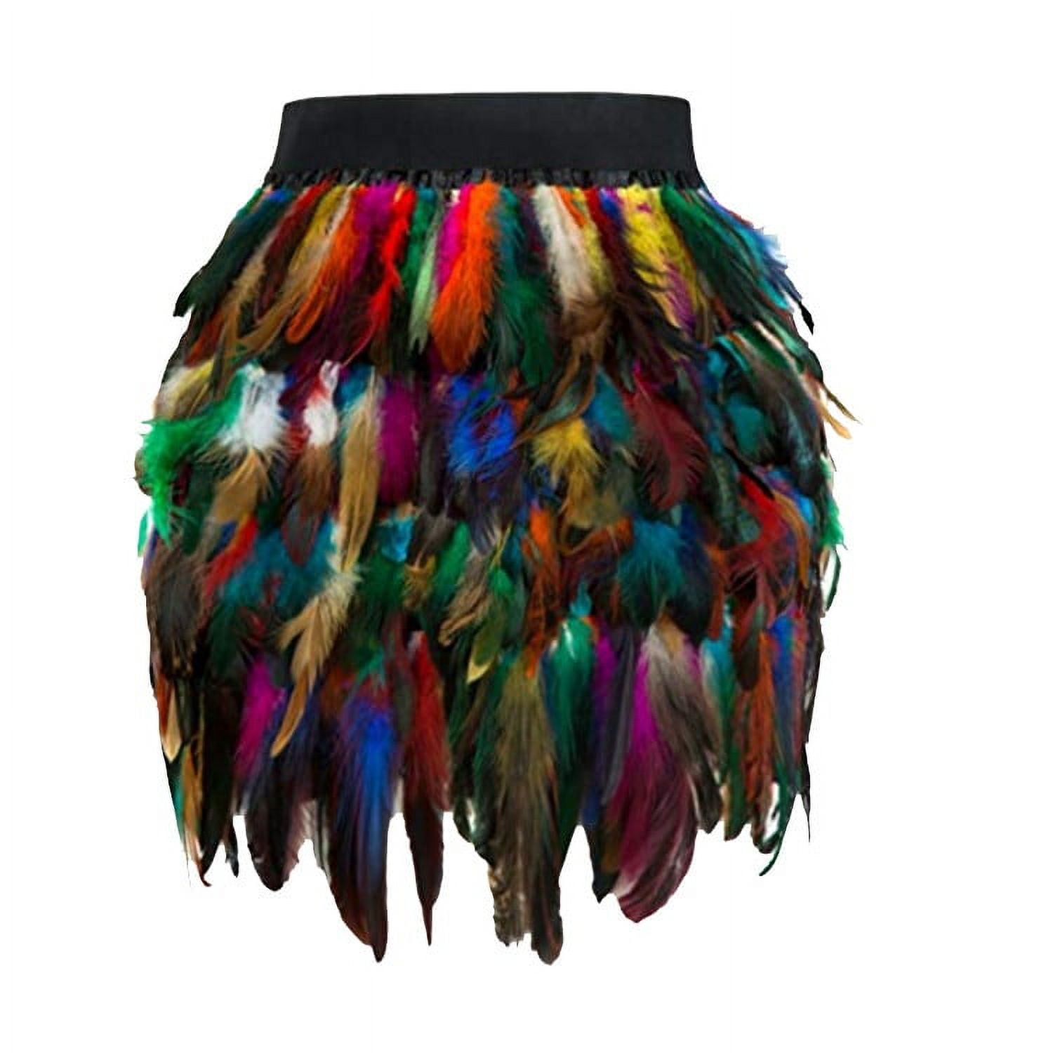 Idall Mini Skirt Summer Skirts Women Christmas Santa Halloween Faux Fur