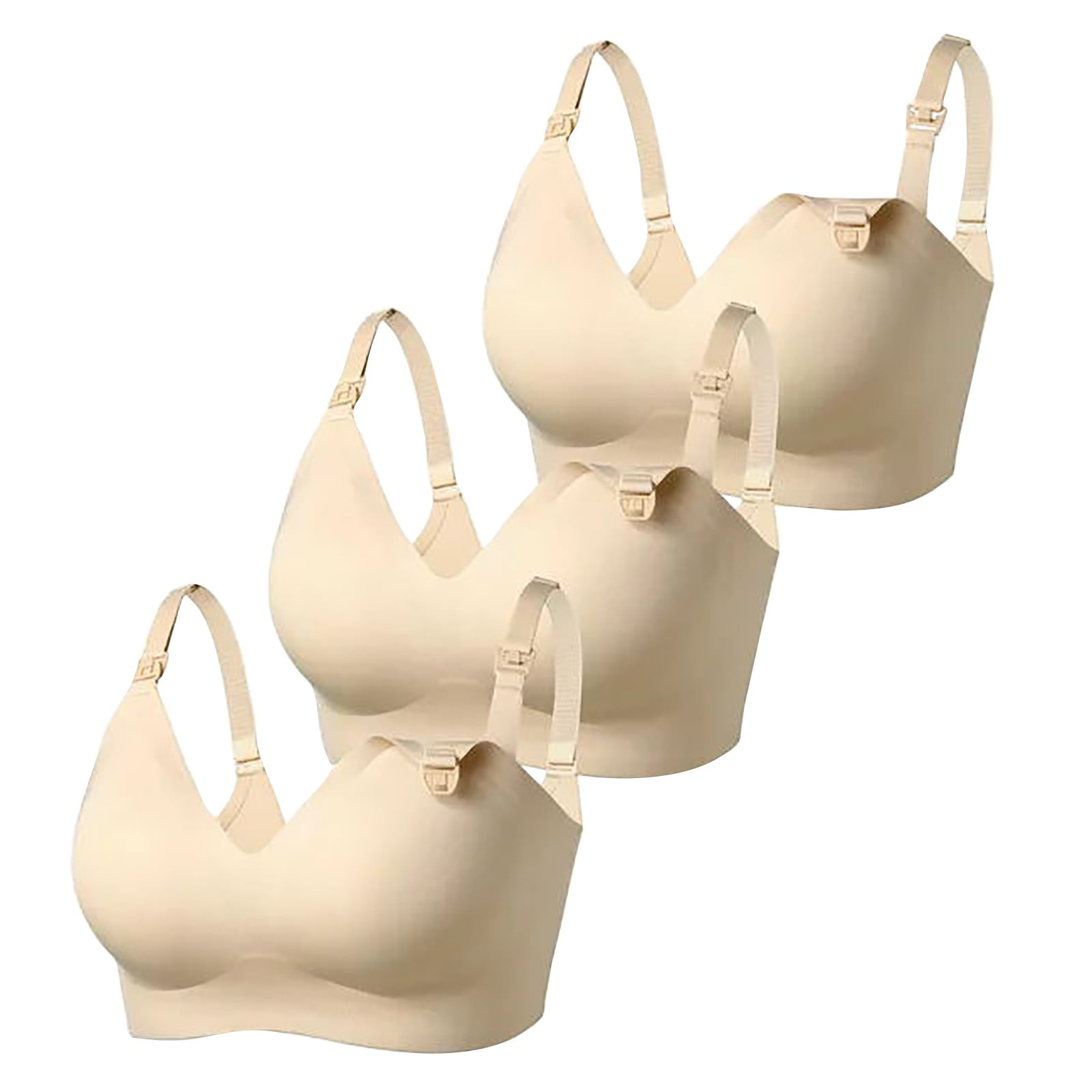 IDALL Nursing Bras Maternity Underwear Lingerie Solid Color Nursing ...