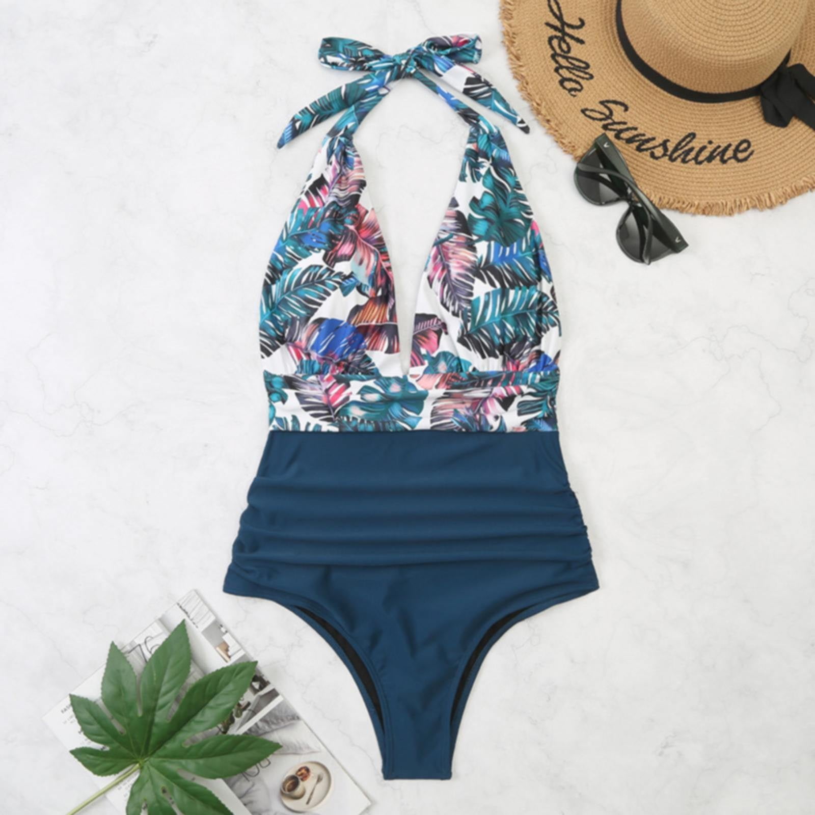 Idall One Piece Swimsuit Women Bathing Suit Womens Backless Sexy