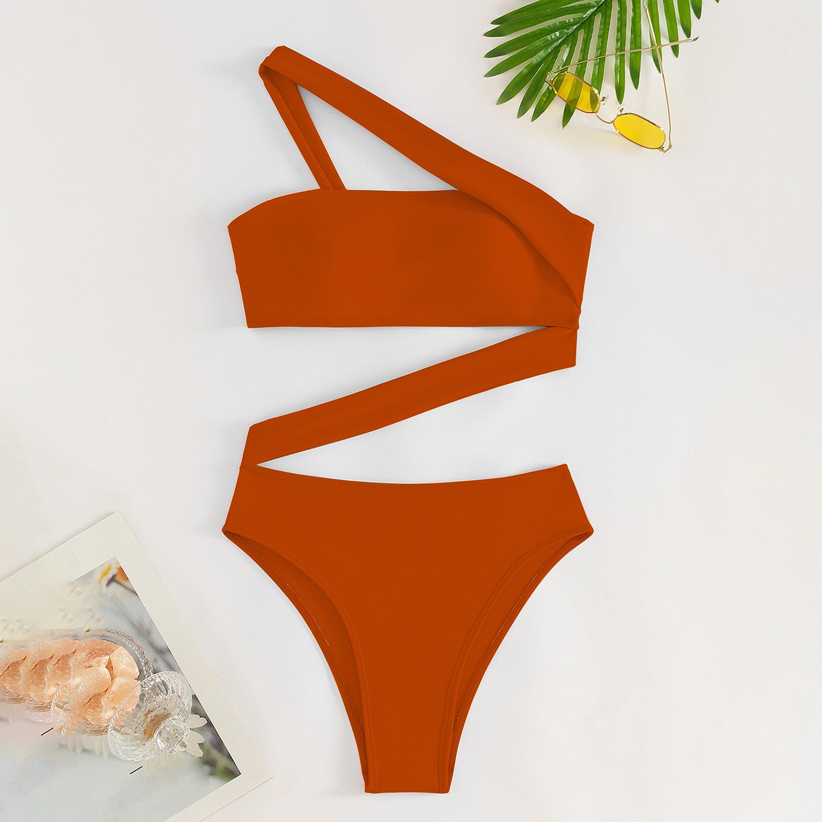 Idall One Piece Swimsuit Women Bathing Suit Womens New Solid Color