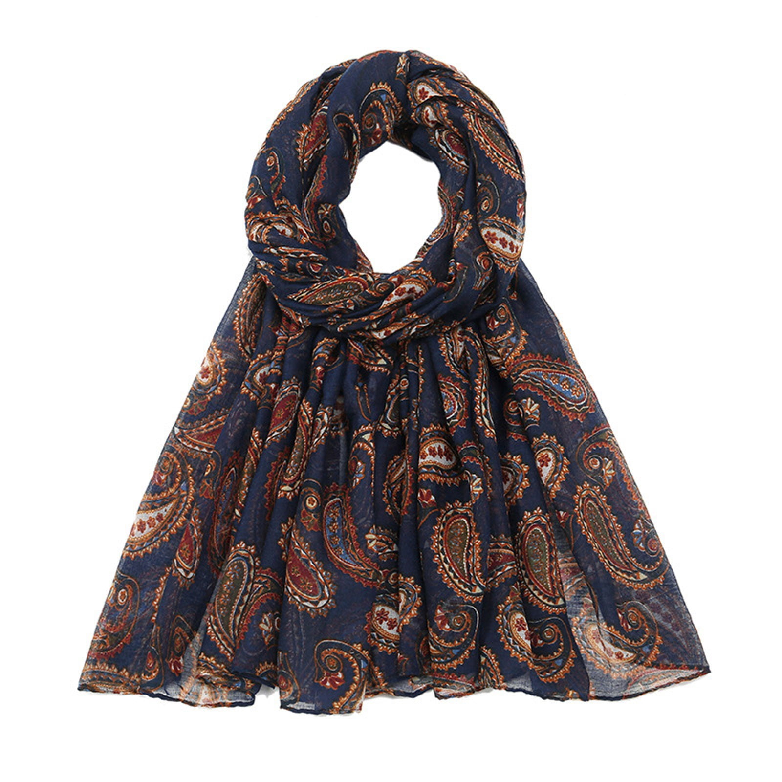 IDALL Scarf for Women,Silk Scarf Women Fashion Print Head Scarf ...