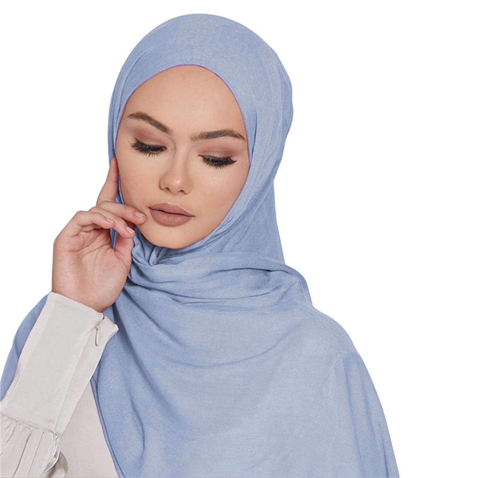 IDALL Scarf for Women,Silk Scarf Women Chiffon Hijab Scarf Long Hijabs ...