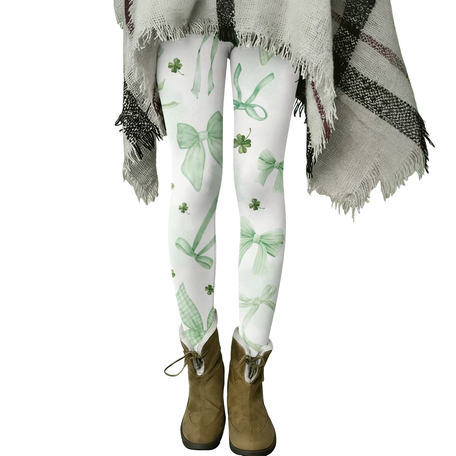 IDALL St Patricks Day Leggings for Women,Shamrock Leggings Irish Saint ...