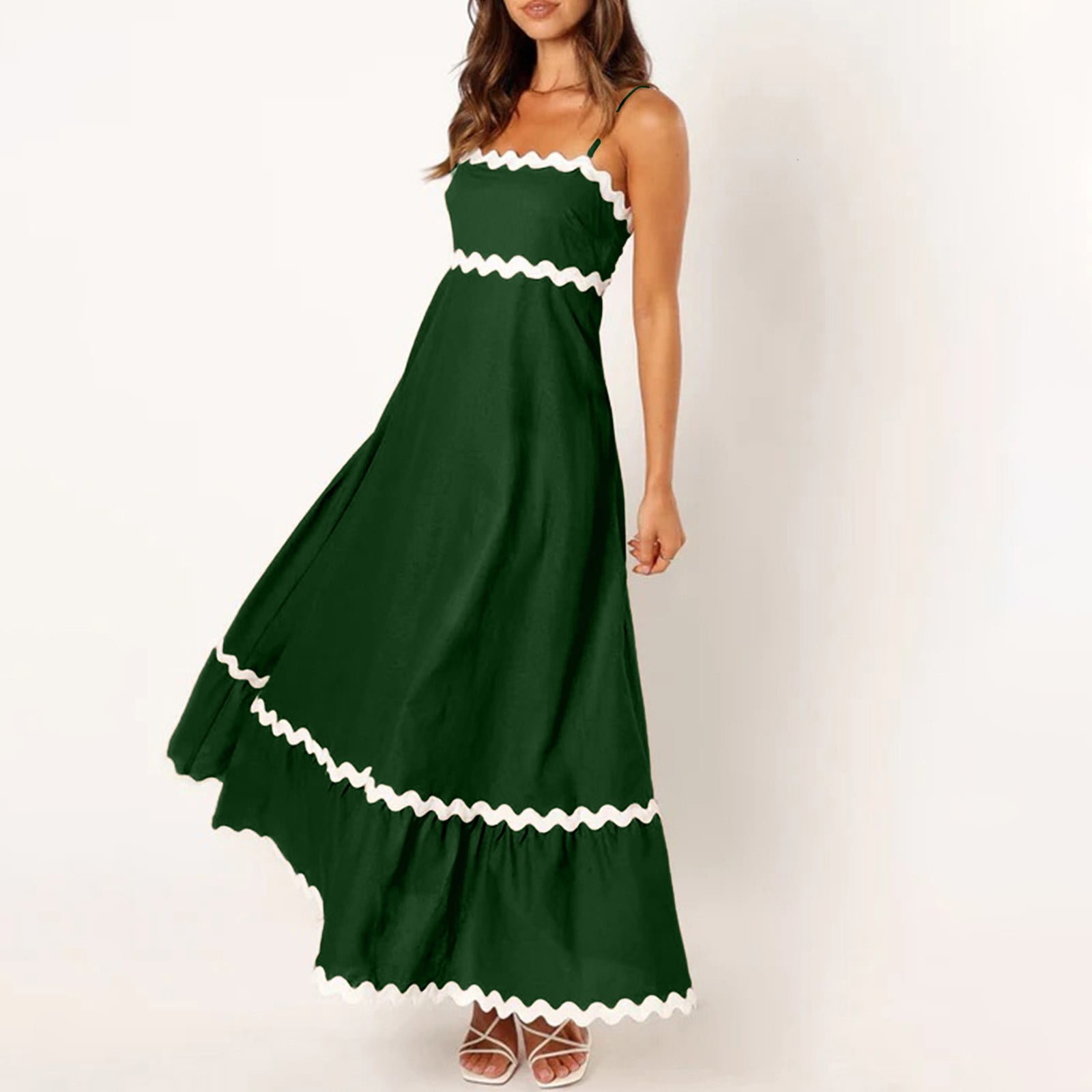 Idall Summer Dresses Maxi Dresses 2024 Summer Sundresses Sleeveless