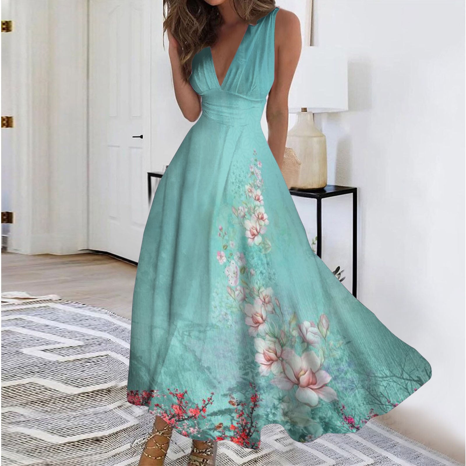 IDALL Summer Dresses,Maxi Dresses Slip Dress Spring/Summer 2024 Elegant ...