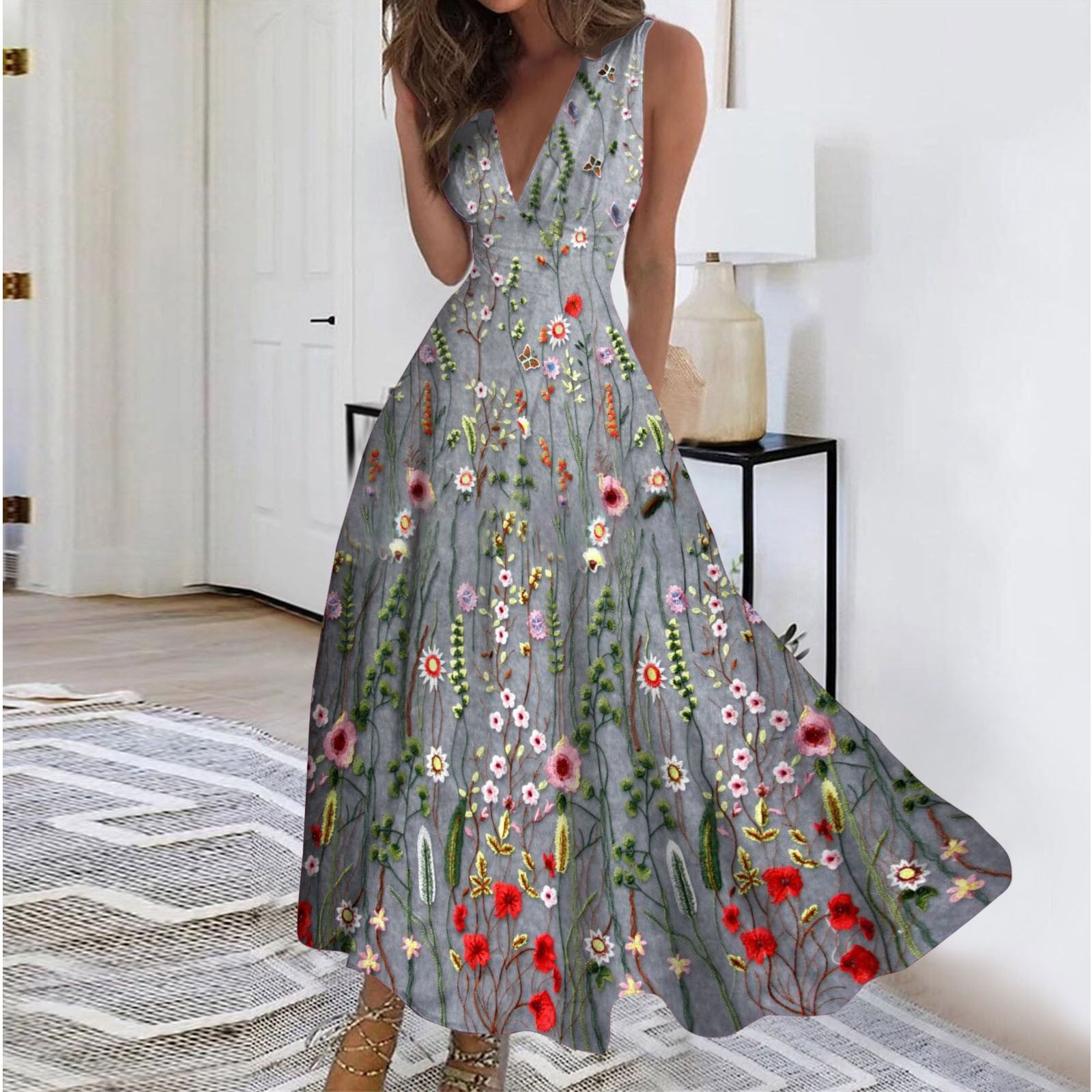 Idall Summer Dresses Maxi Dresses Slip Dress Spring Summer 2024 Elegant