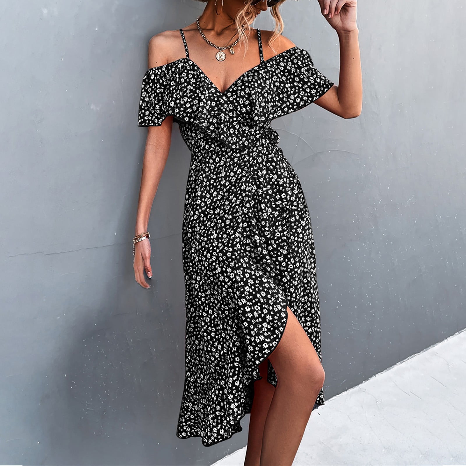 Idall Summer Dresses Maxi Dresses Women Summer Fall Dress Fashion Boho