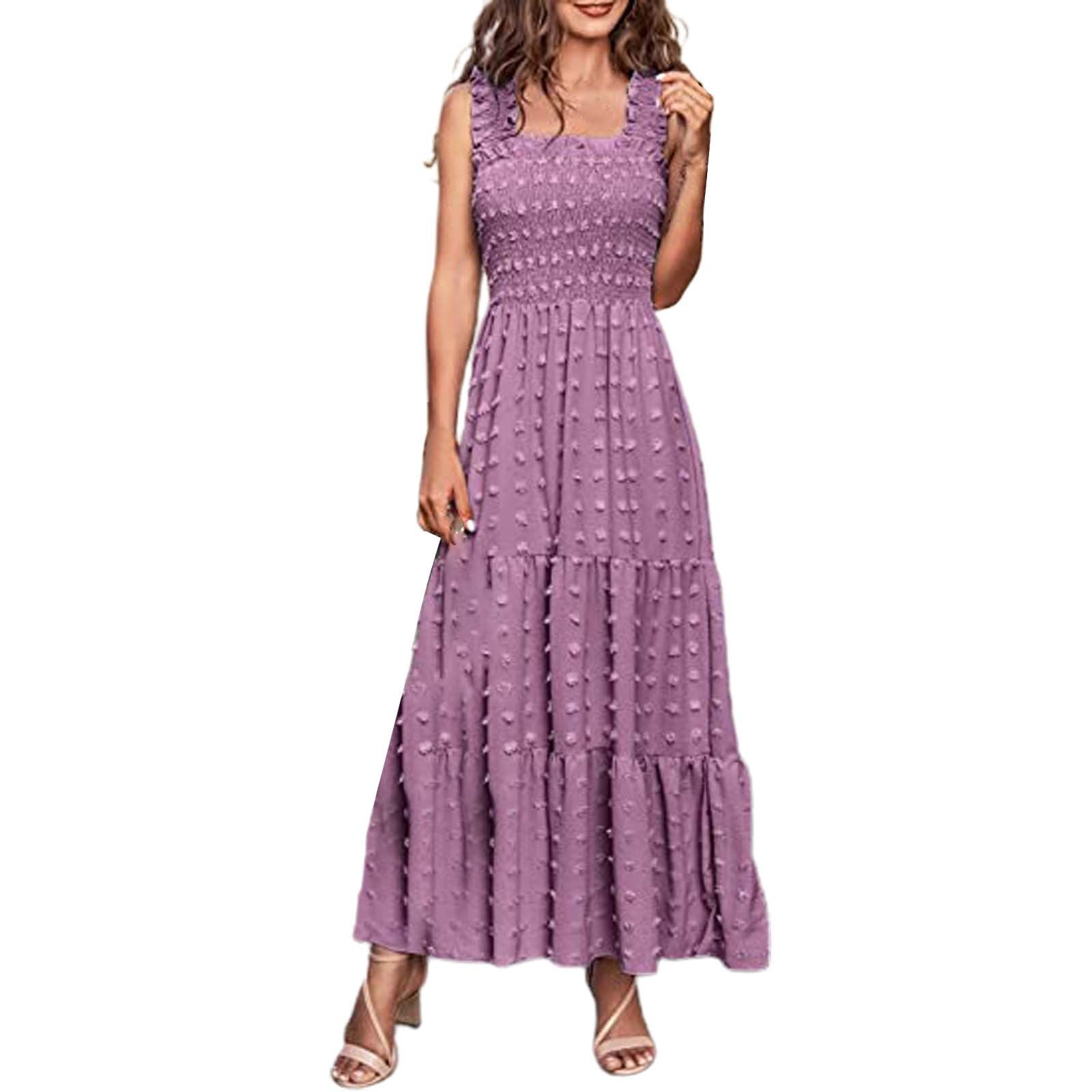 Idall Summer Dresses Maxi Dresses Womens Bohemian Sleeveless Extra