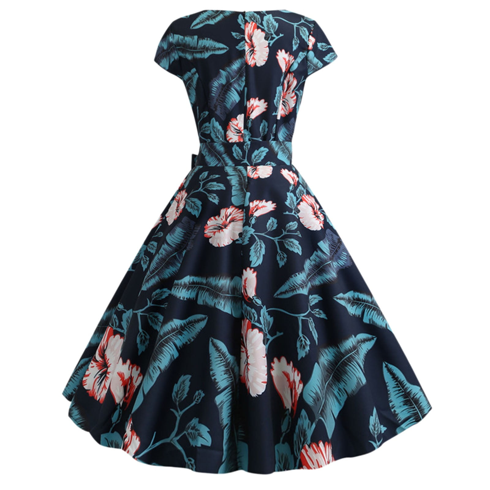 IDALL Summer Dresses,Petite Dresses Women Vintage Cocktail Dresses 2023 ...