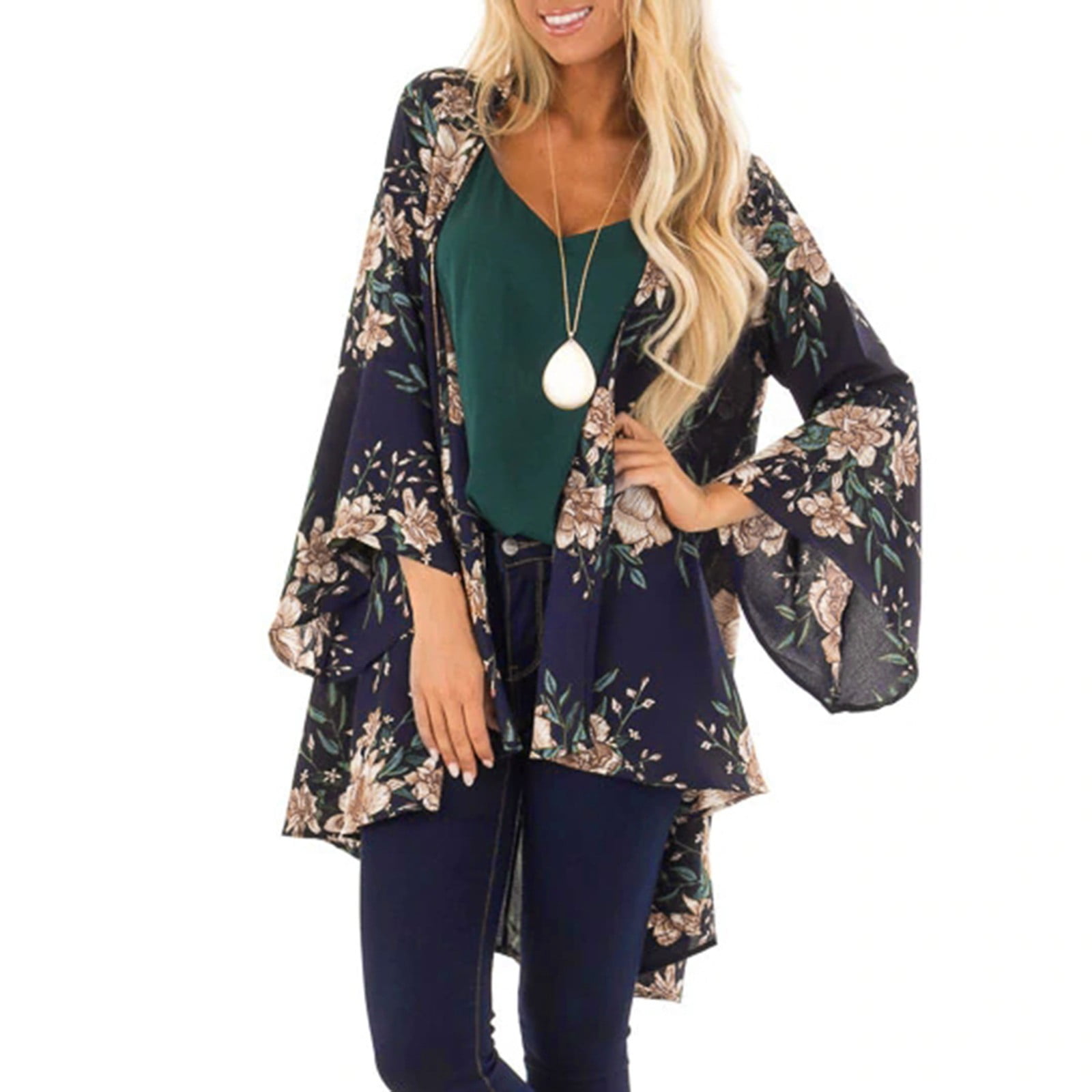 Idall Swimsuit Coverup Swim Suits Women Summer Long Flowy Kimono