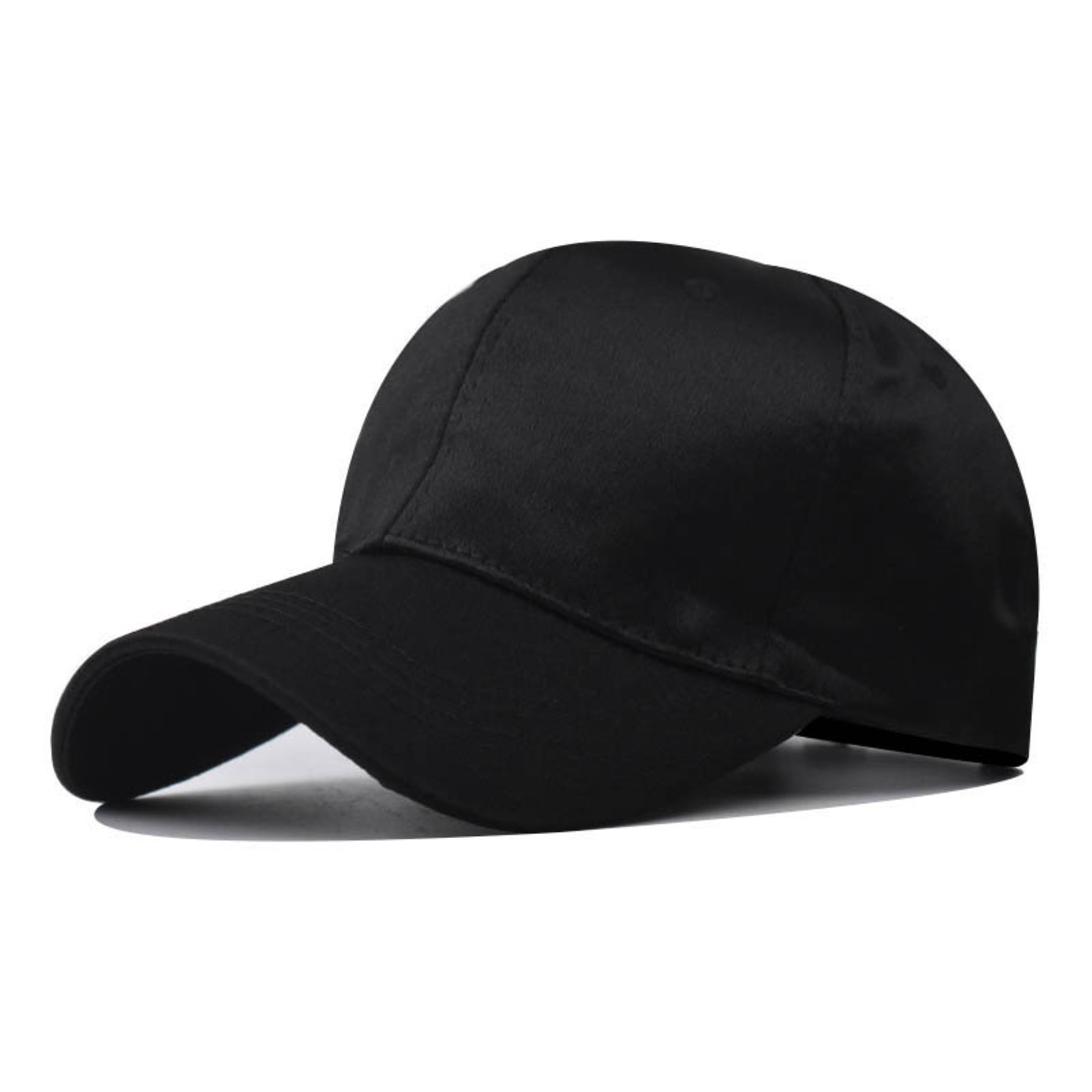 IDALL Trucker Hat,Baseball Cap Male Female Neutral Summer Satin Solid ...