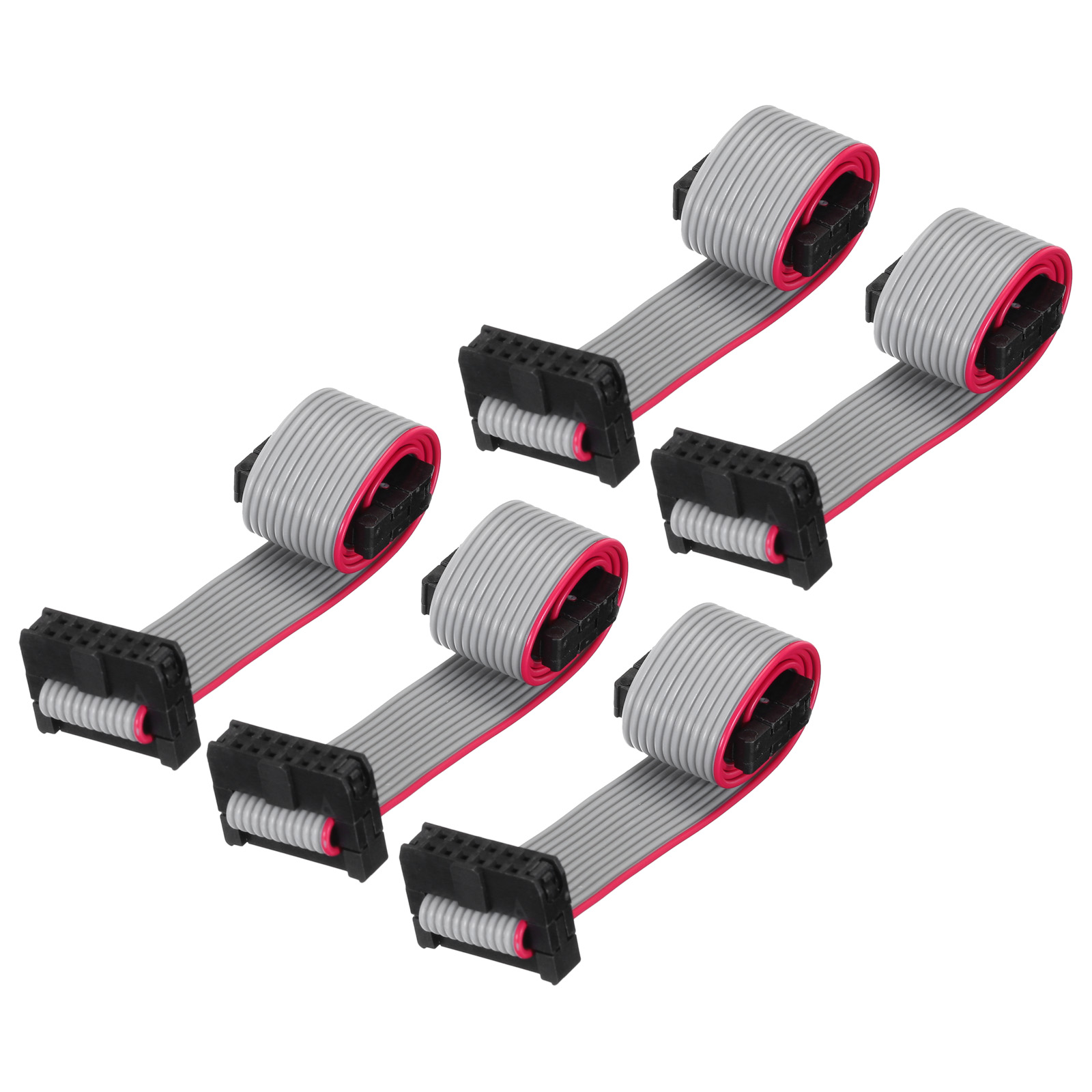 IDC 12Pin Flat Ribbon Cable, 2.0mm Pitch FC to FC Connector 20cm Length ...