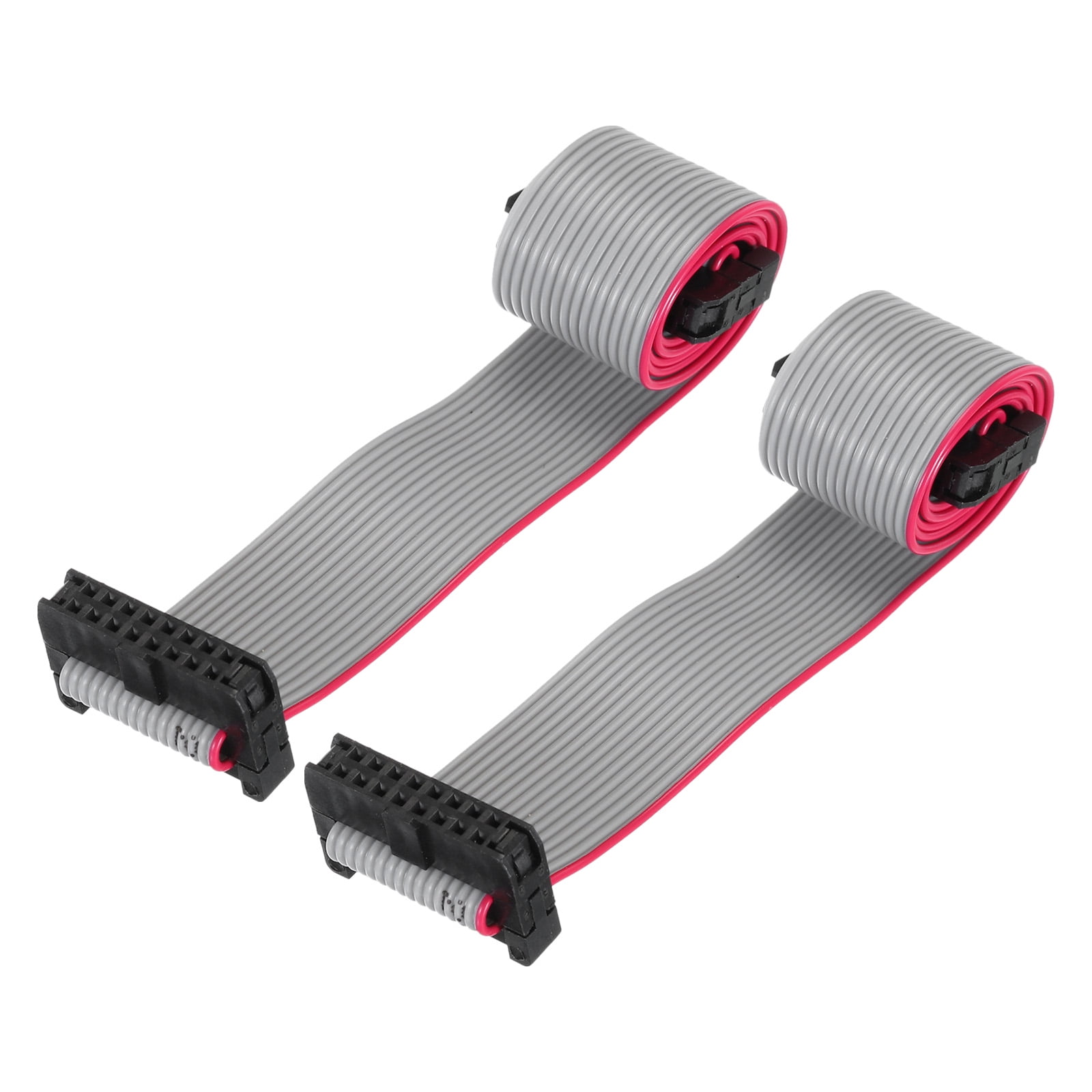 IDC 16Pin Flat Ribbon Cable, 2.0mm Pitch FC to FC Connector 30cm Length ...