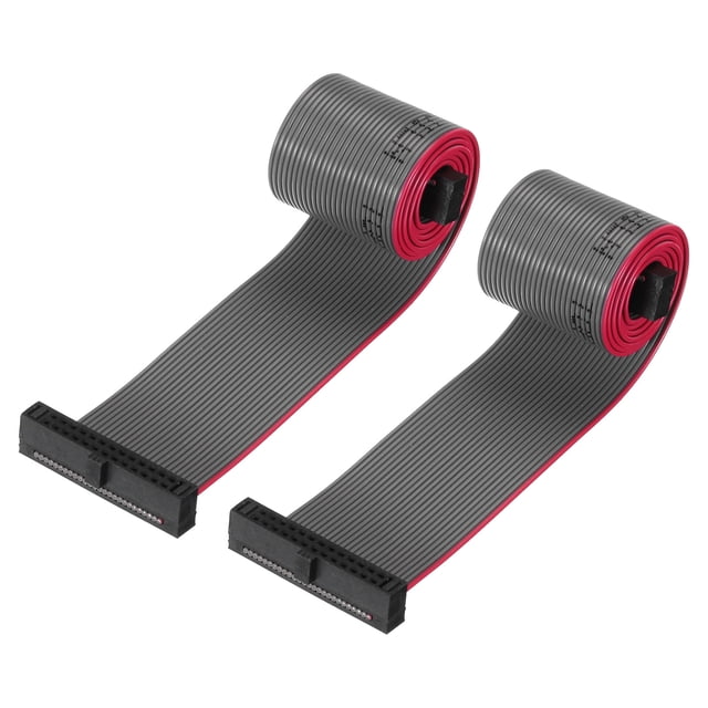 IDC 26Pin Flat Ribbon Cable, 1.27mm Pitch FC to FC Connector 30cm ...