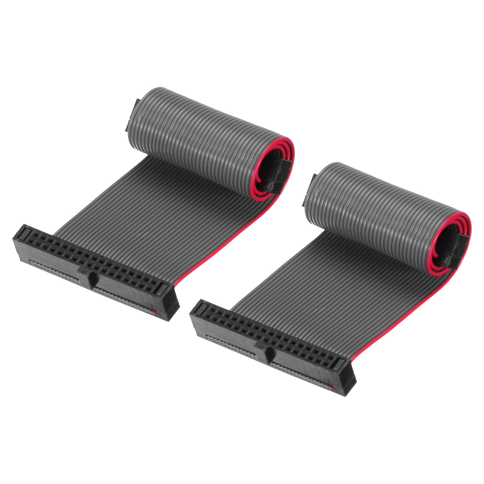 IDC 34Pin Flat Ribbon Cable, 1.27mm Pitch FC to FC Connector 10cm ...