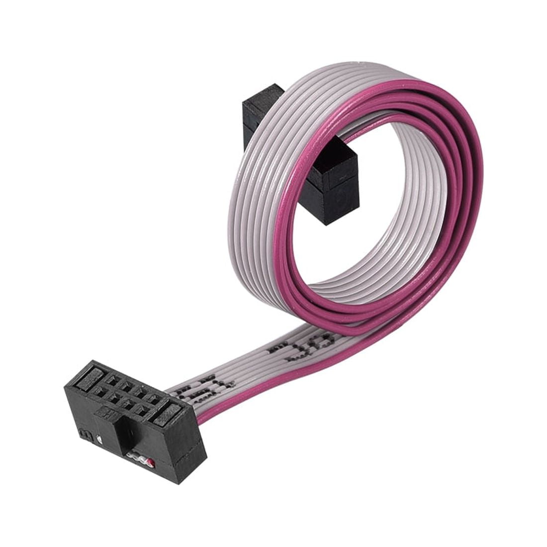 IDC Wire Flat Ribbon Cable FC/FC Female Connector A-type 8Pins 1.27mm ...