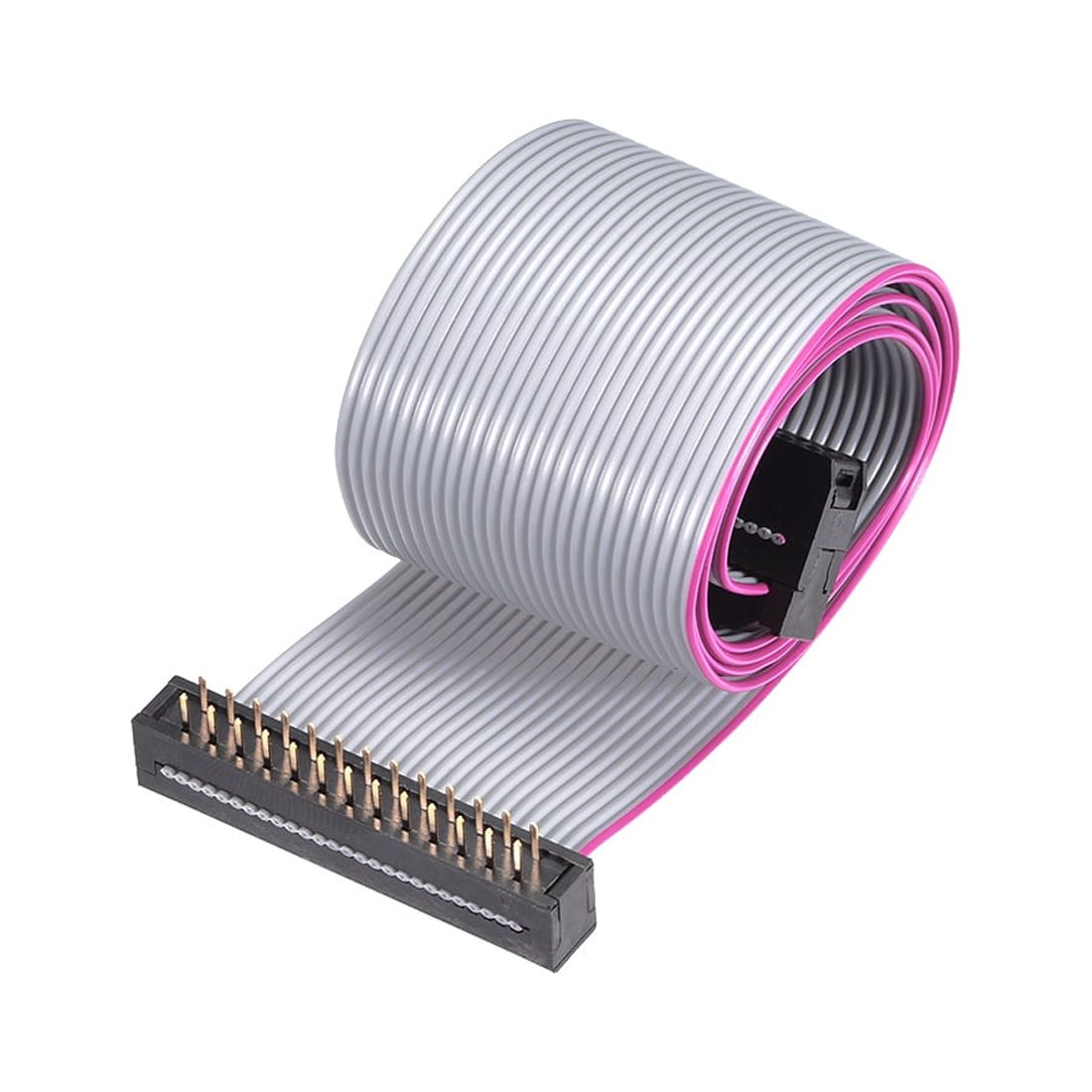 IDC Wire Flat Ribbon Cable FC/FD Connector A-type 26Pins 2.54mm Pitch 0.5m Length - Walmart.com