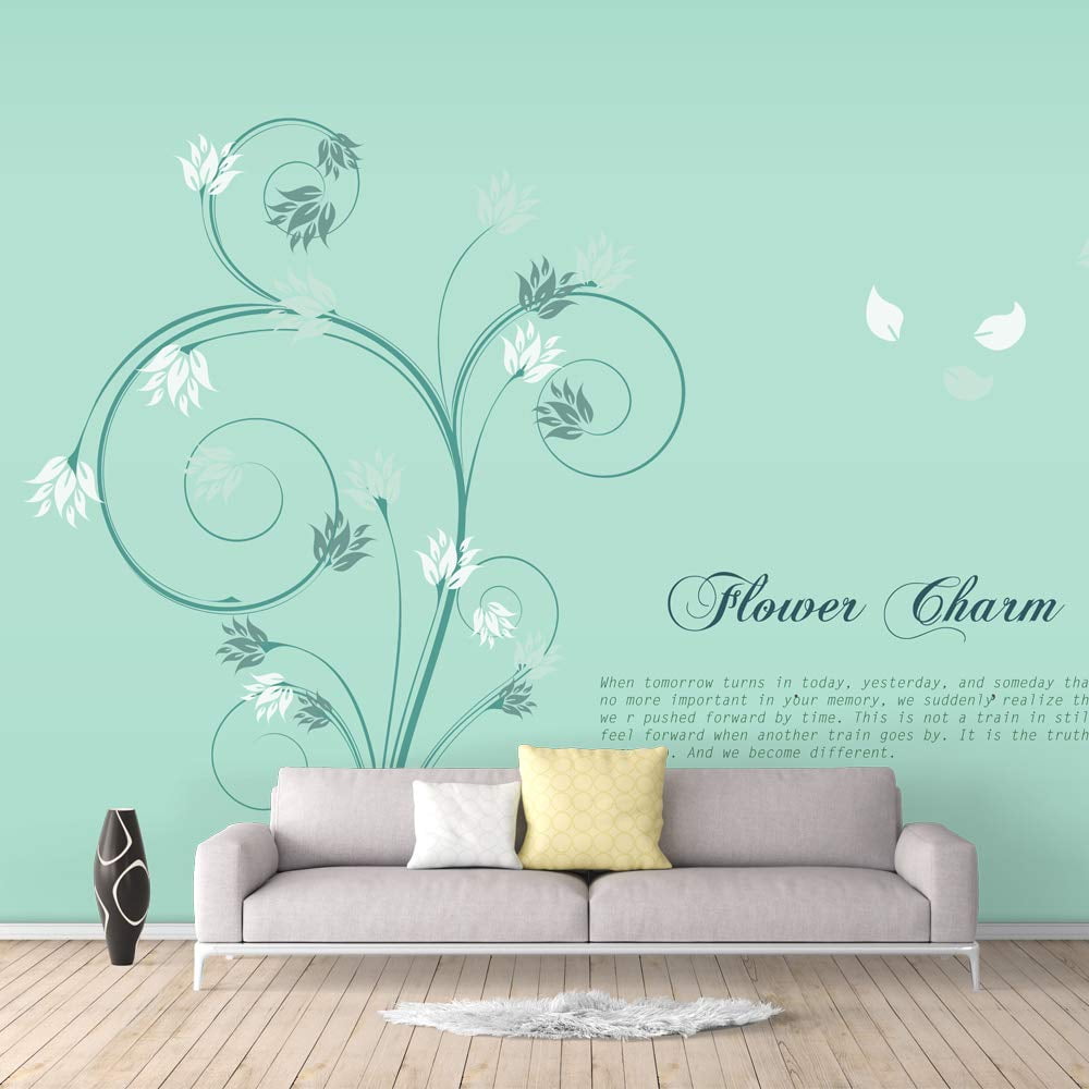 IDEA4WALL 4pcs Minimalist Illustration Peel and Stick Wallpaper ...