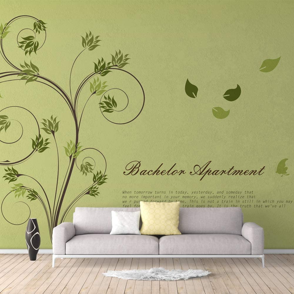 IDEA4WALL 4pcs Minimalist Illustration Peel and Stick Wallpaper ...