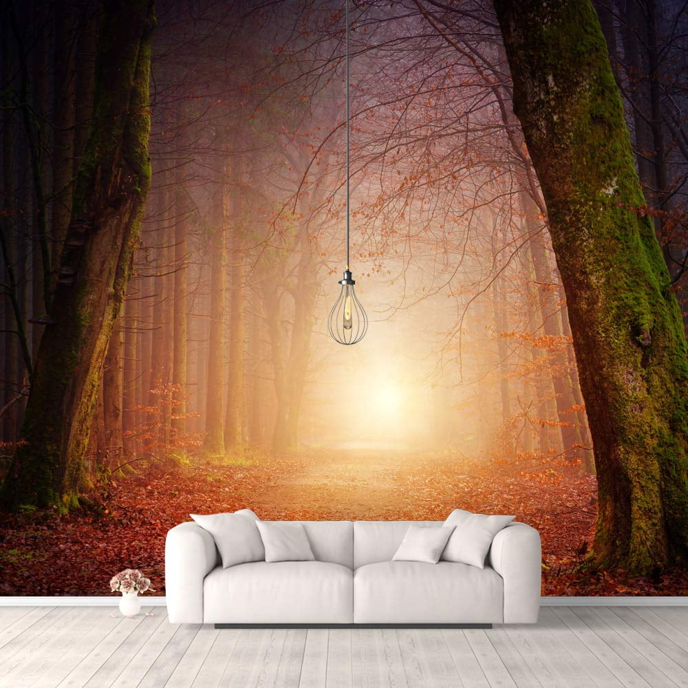 IDEA4WALL 4pcs Nature Peel and Stick Wallpaper Removable Wall Murals ...