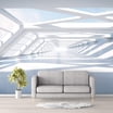IDEA4WALL 6pcs Steel Feature Peel and Stick Wallpaper Removable Wall ...