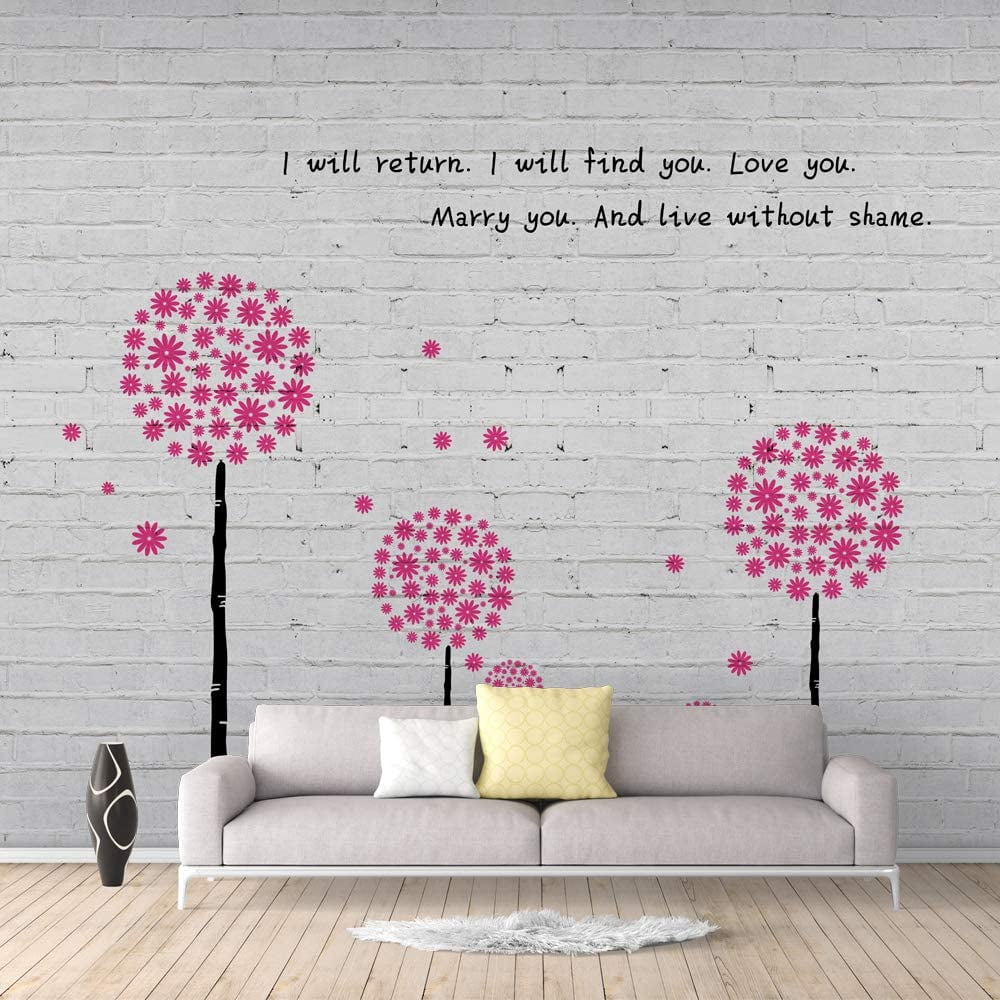 IDEA4WALL 6pcs Minimalist Illustration Peel and Stick Wallpaper ...