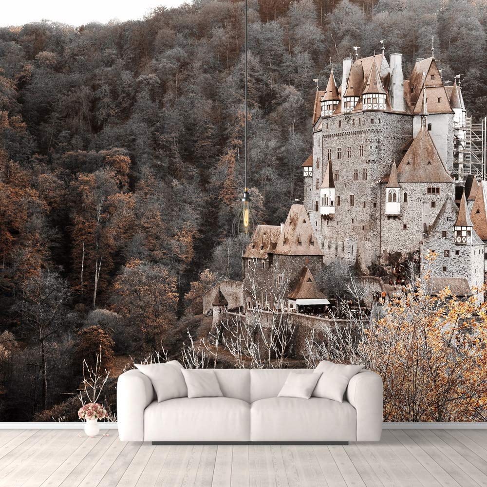 IDEA4WALL 6pcs Nature Peel and Stick Wallpaper Removable Wall Murals ...