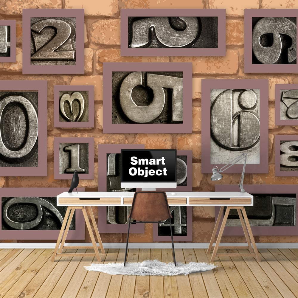 IDEA4WALL 6pcs Retro Style Peel and Stick Wallpaper Removable Wall ...