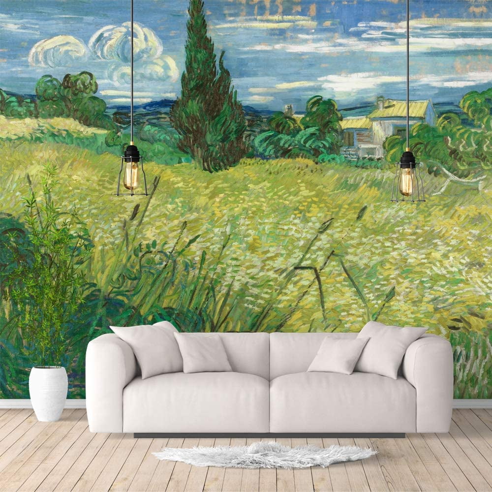 IDEA4WALL 6pcs Van Gogh Art Painting Peel and Stick Wallpaper Removable ...