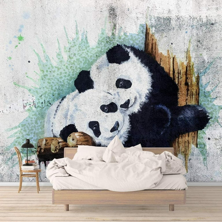 panda wall mural