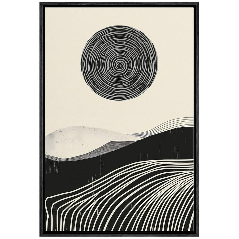 soft abstract lines poster
