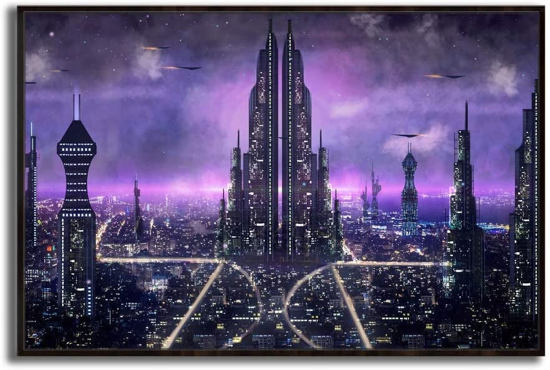 IDEA4WALL Framed Canvas Wall Art for Living Room, Bedroom Dreamland ...