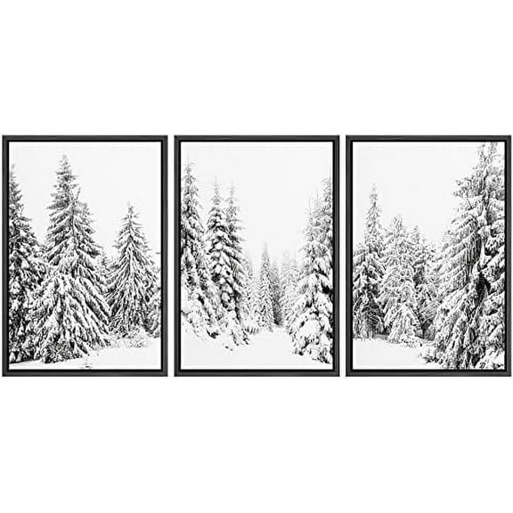 Family Tree Cozy Winter Wall Art, Unframed Paper Print Size 24x36 ...
