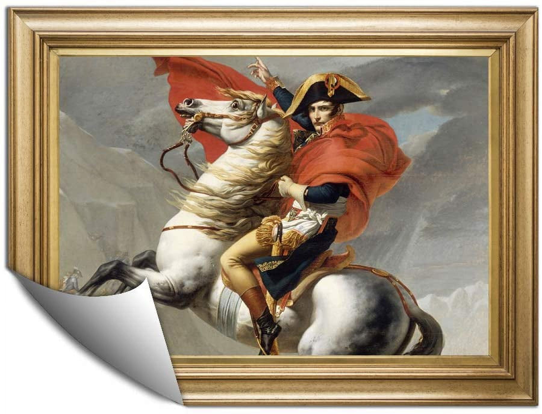 IDEA4WALL Napoleon Crossing the Alps by Jacques-Louis David Art Prints ...