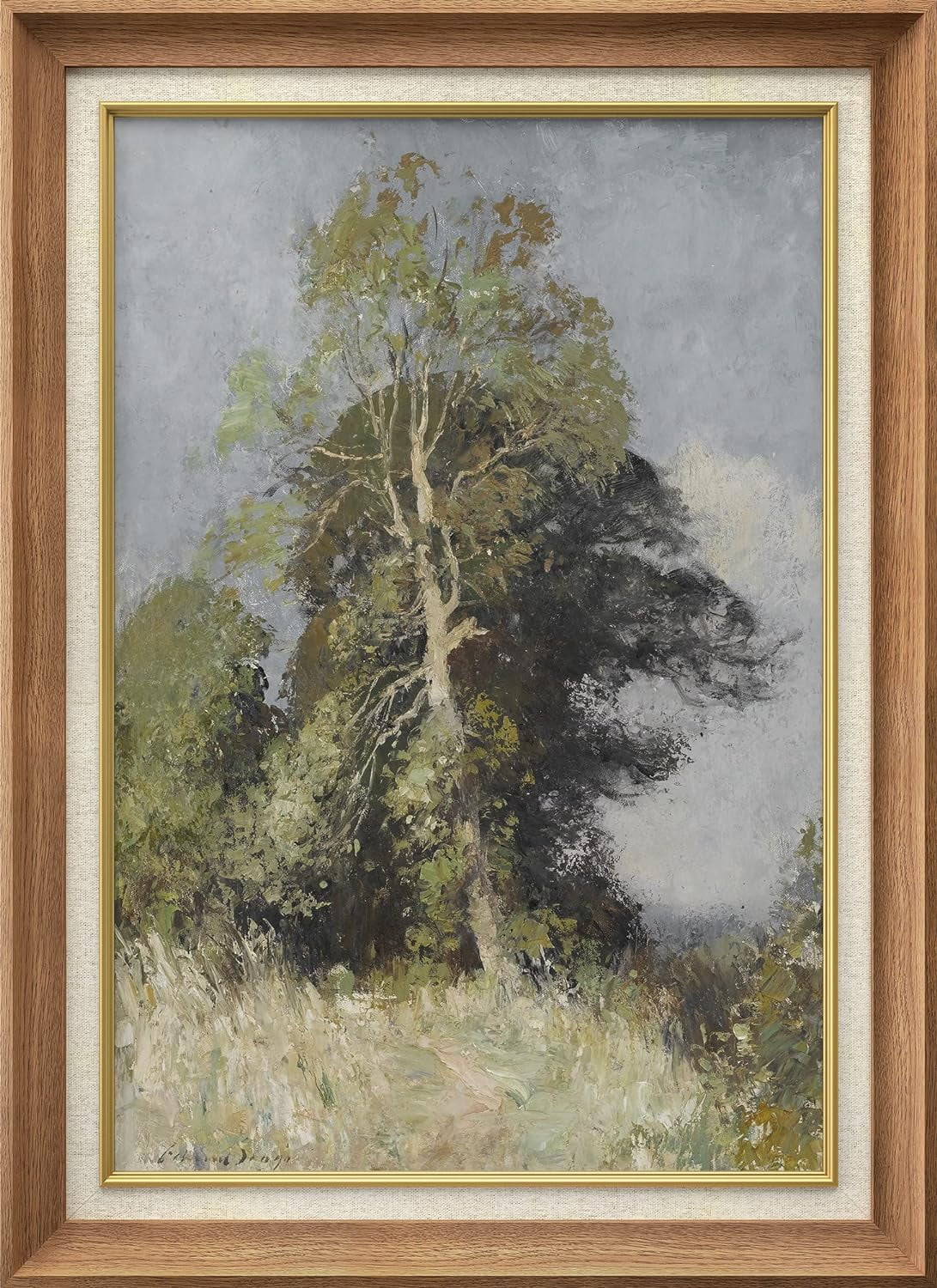 IDEA4WALL Premium Frame Wall Art The Ash Tree by Master Artist Edward ...