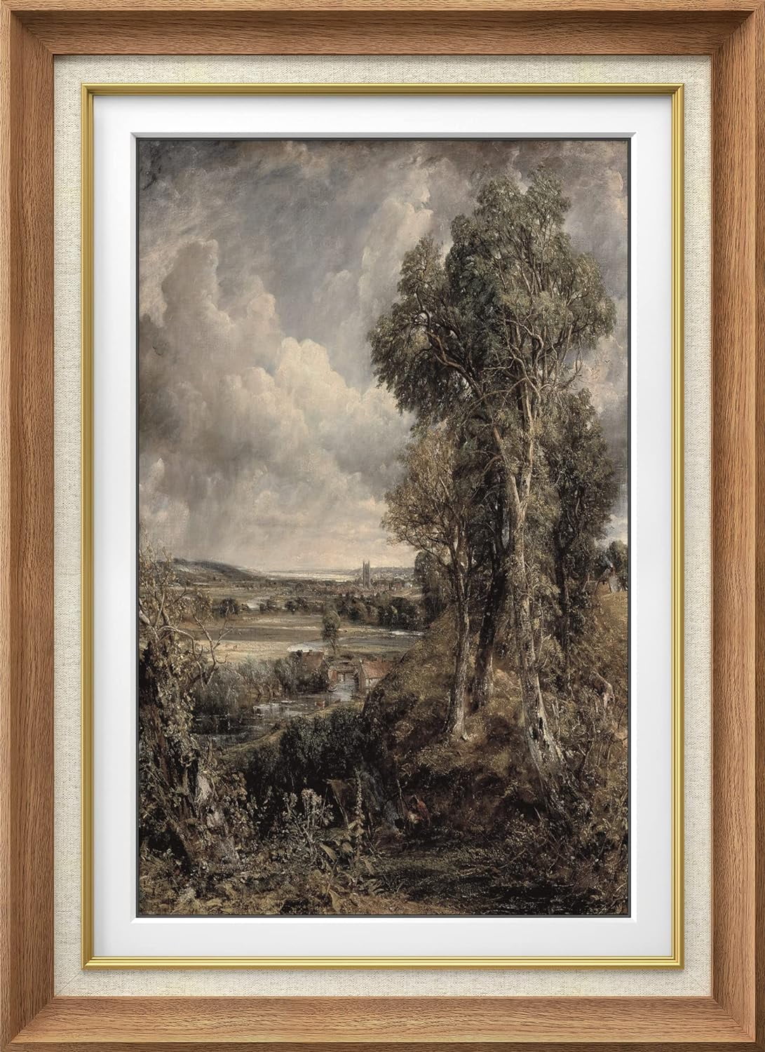 IDEA4WALL Premium Frame Wall Art The Vale of Dedham by Artist John ...