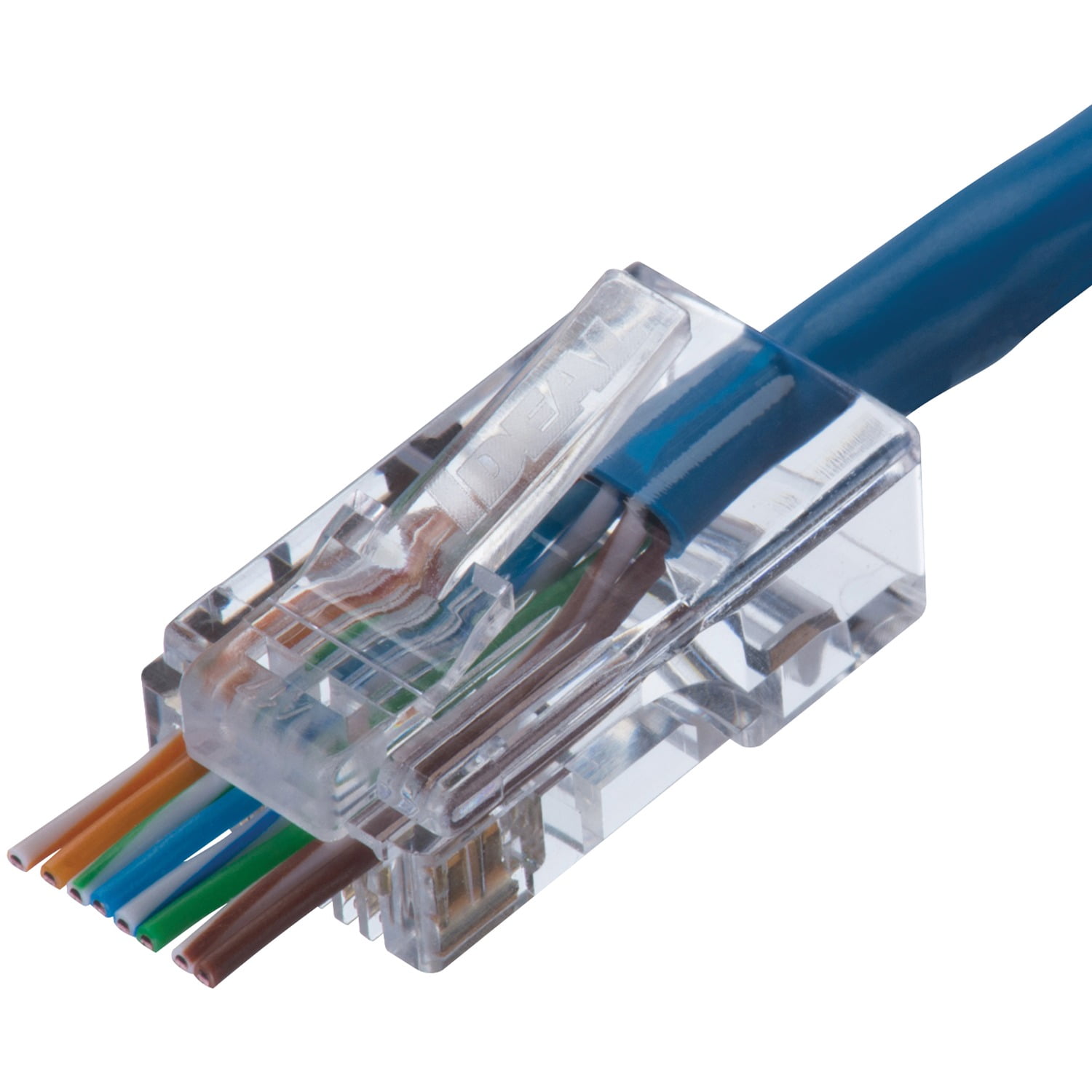 IDEAL 85-372J CAT5e Feed-Thru Modular Plugs, 100-Count - Walmart.com