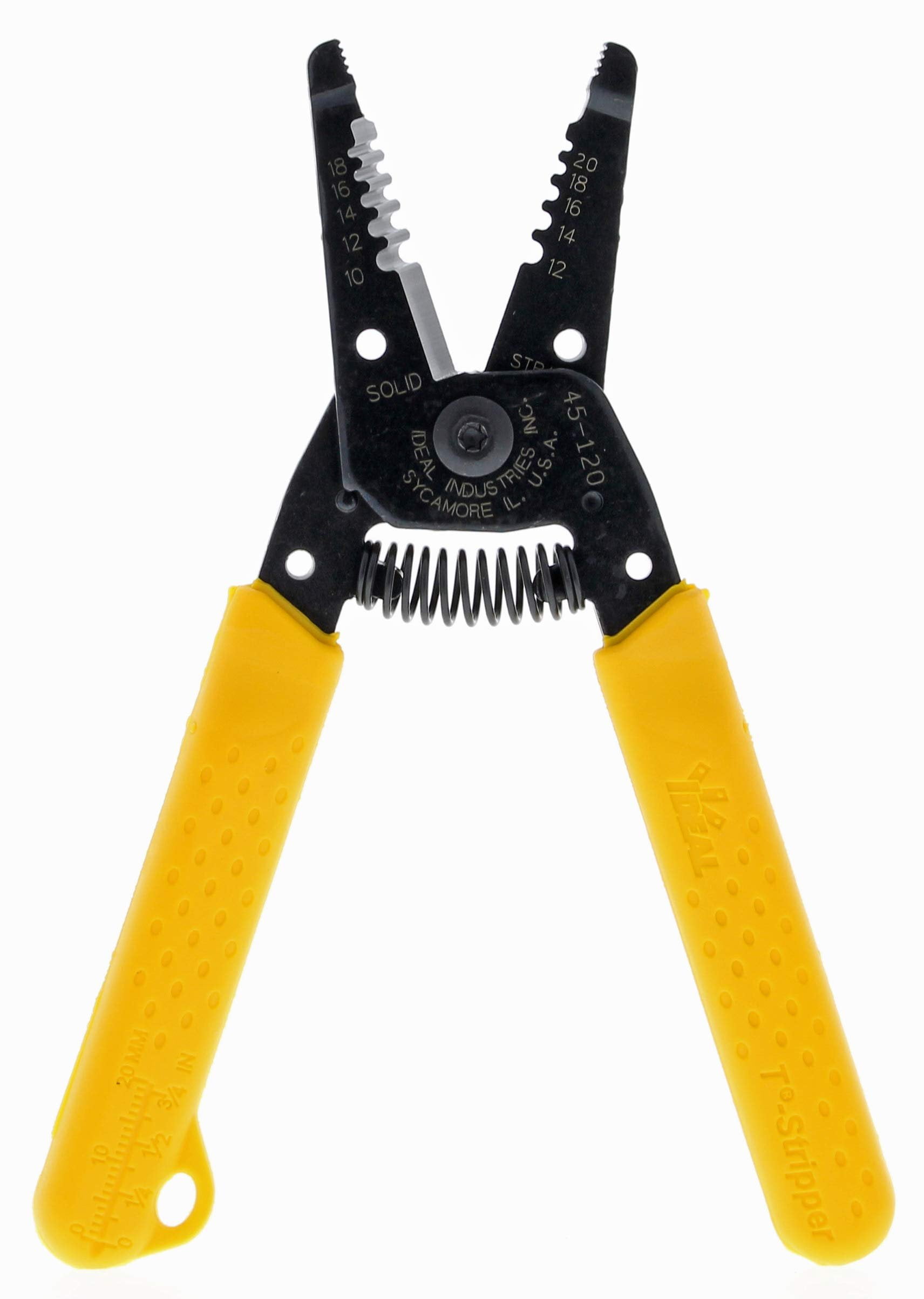 IDEAL Electrical 45-120 T-5 T-Stripper - 10-20 AWG, Yellow Wire ...