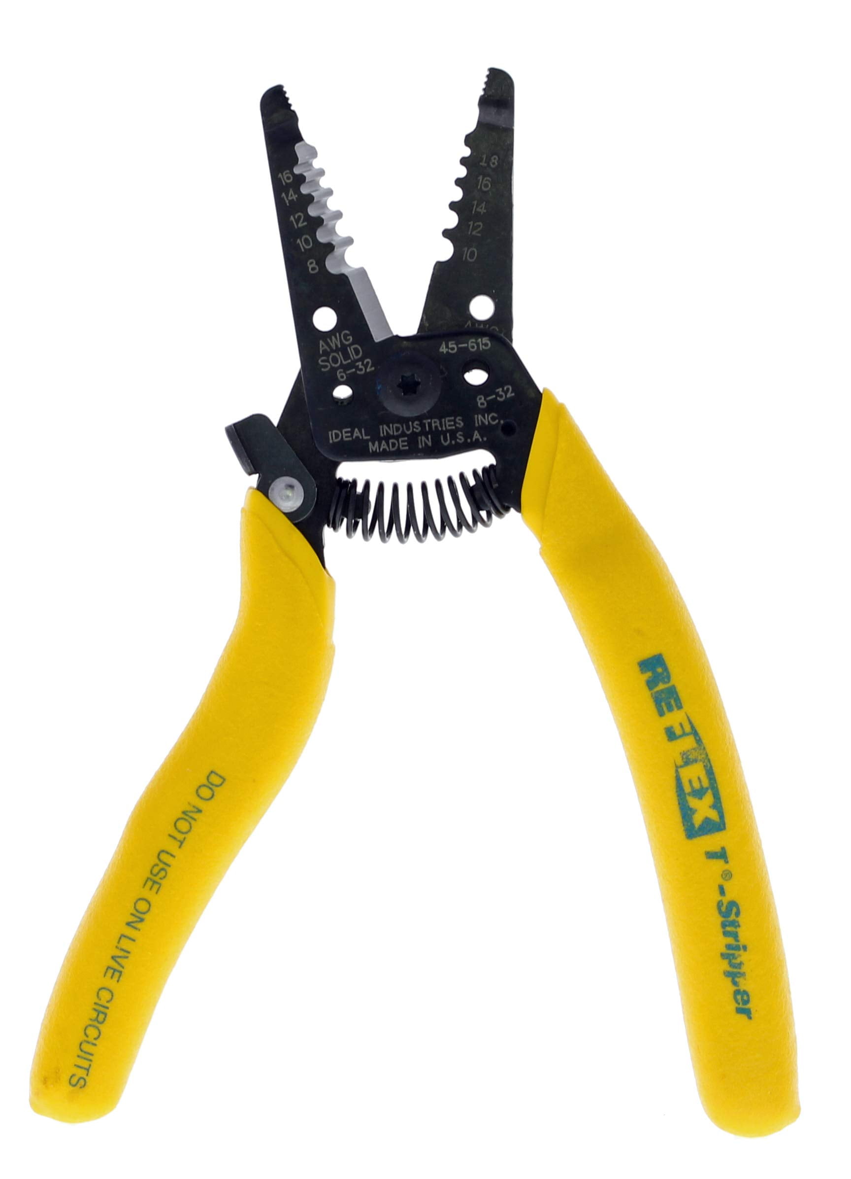 IDEAL Electrical 45-615 Reflex Super T Stripper - 8-18 AWG Solid ...