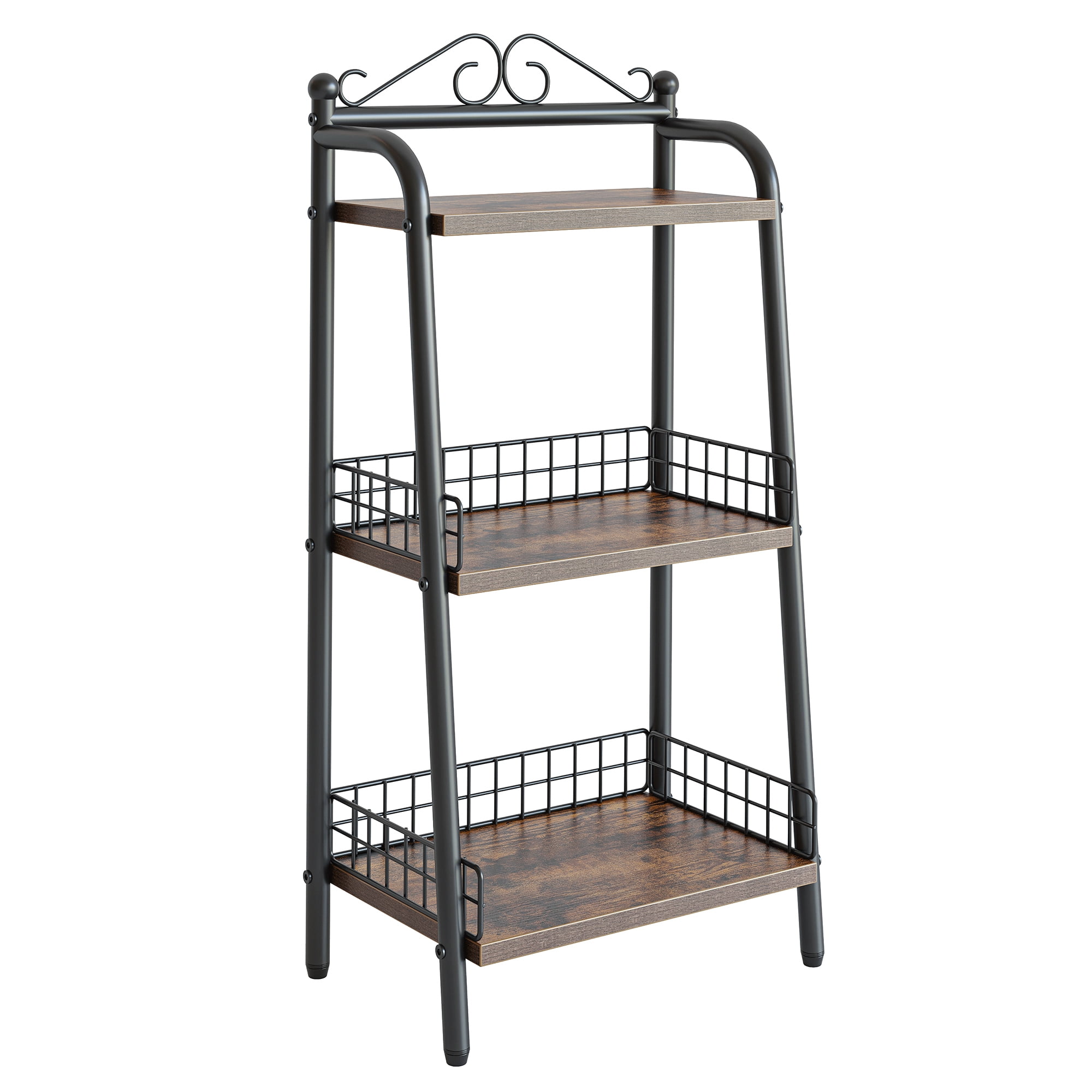 IDEALHOUSE 3-Tier Bathroom Ladder Shelf, Bathroom Organizers and ...